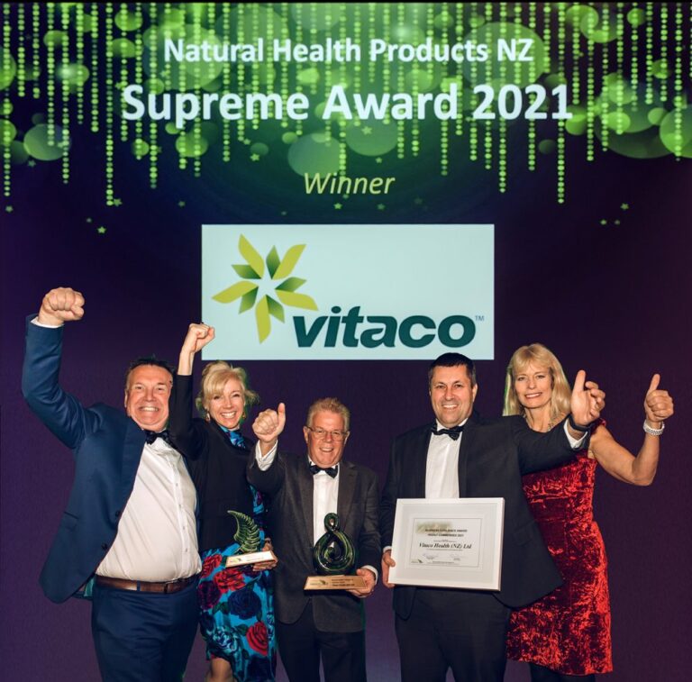 Supreme Winner 2021 Natural Health Products NZ | Vitaco Health