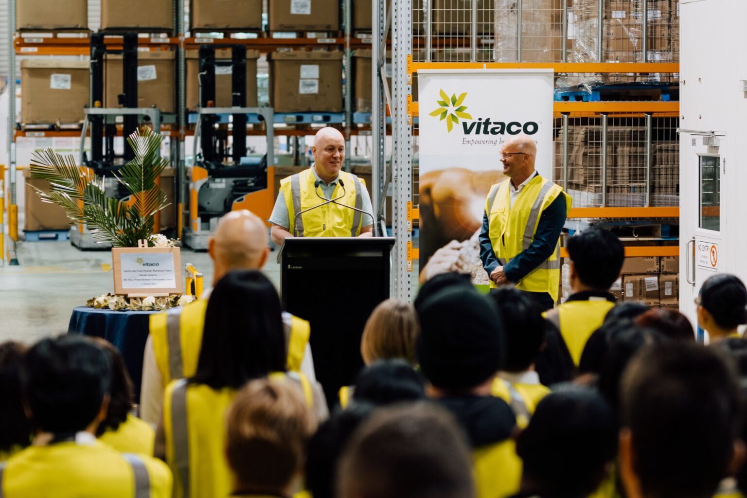NZ Prime Minister Opens Vitaco’s Manufacturing Expansion | Vitaco Health